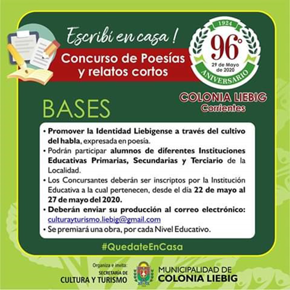 Colonia Liebig celebra sus 96 años con concursos de dibujo y escritura ...